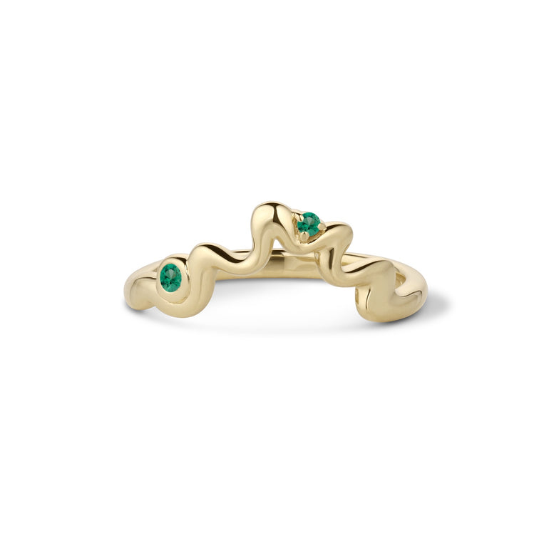 The Ripple Ring Design | Funky Playful Jewelry – Crevette Design Studio