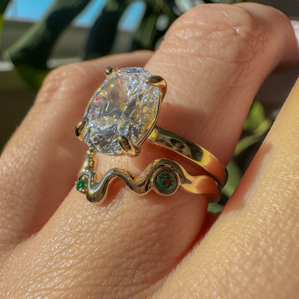 Emerald Ripple Band – Crevette Design Studio